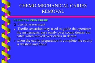 Minimally invasive caries therapy part 2 | PPT