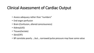 Minimally invasive Cardiac output Monitoring | PPTX