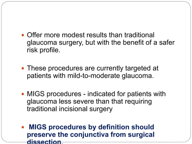 Minimally invasive glaucoma surgery | PPTX