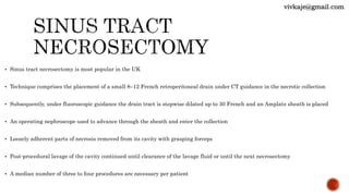 Minimally invasive necrosectomy | PPT