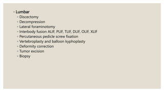 Minimally invasive spine surgery Discussion | PPTX