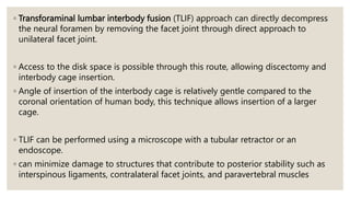 Minimally invasive spine surgery Discussion | PPTX