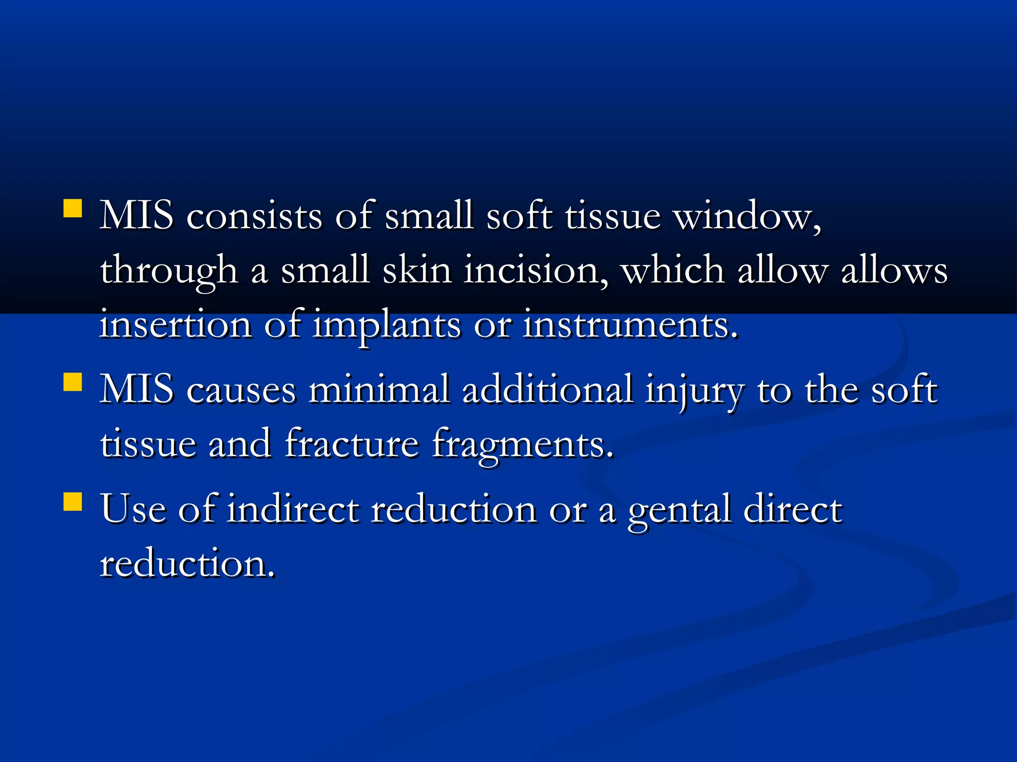 Minimally Invasive Surgery in Orthopaedics. | PPT