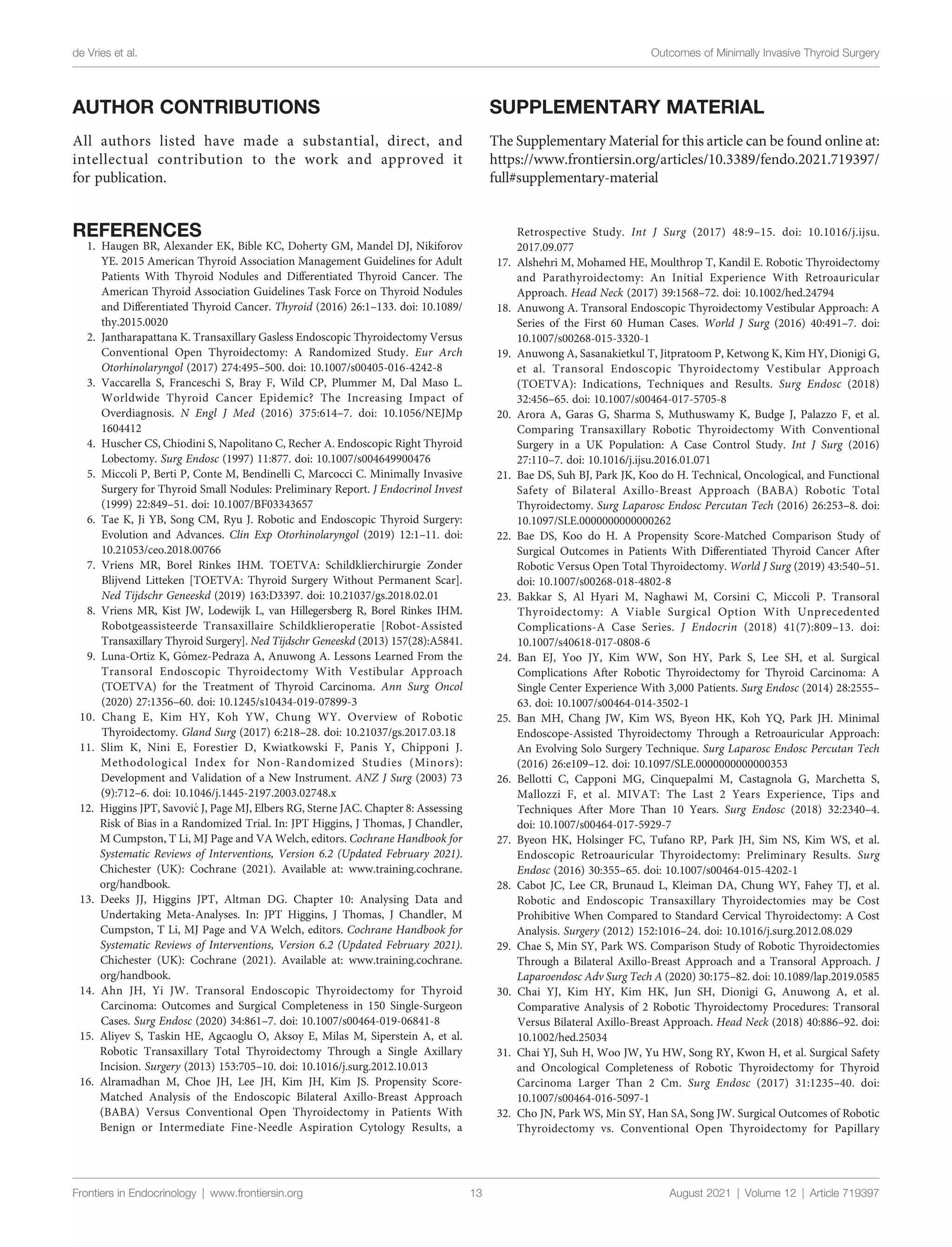 minimally invasive Thyroid surgery.pdf | Thyroid Disorders | Endocrine ...