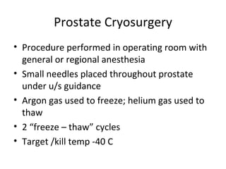 Minimally Invasive Treatment Options for Clinically Localized Prostate ...