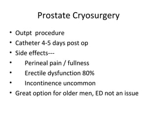 Minimally Invasive Treatment Options for Clinically Localized Prostate ...