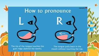 Minimal pairs L and R | PPTX