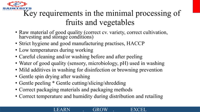 Minimal processing | PDF