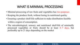 Minimal processing | PDF