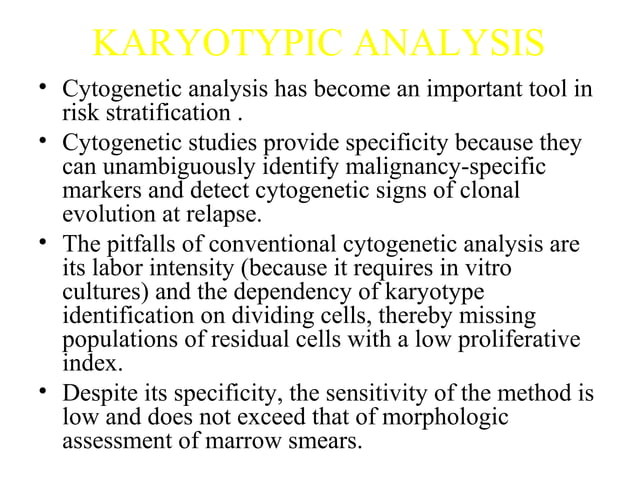 Minimal residual disease