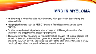 Minimal Residual Disease (MRD) | PPTX