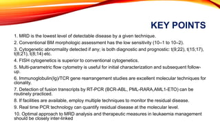 Minimal Residual Disease (MRD) | PPTX