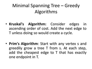 Minimal spanning tree class 15 | PPTX