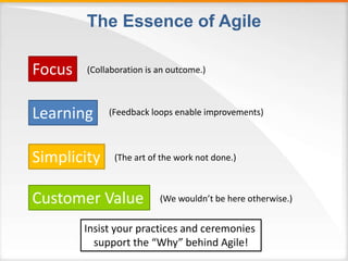 Minimal Viable Agile | PPTX | Computer Software and Applications | Computing