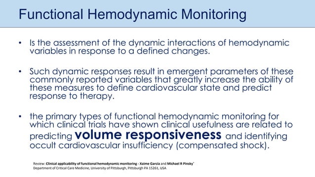 Minimaly invasive hemodynamic monitoring for hepatic patients | PDF