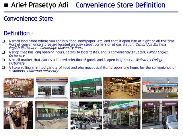 Mini Market & Convenience Store Definition | PDF | Malls & Shopping Centers | Attractions
