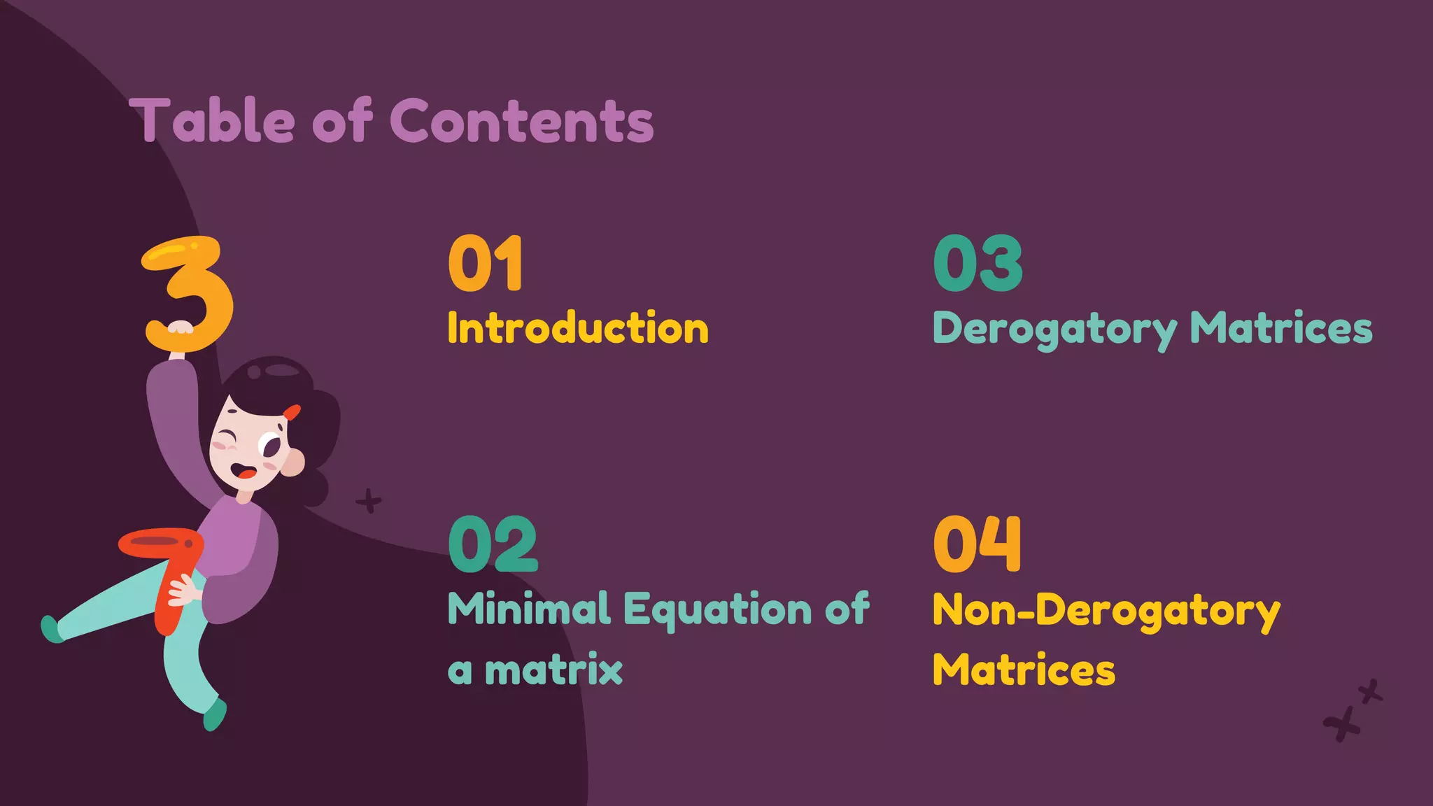 derogatory and non derogatory matrices | PPTX
