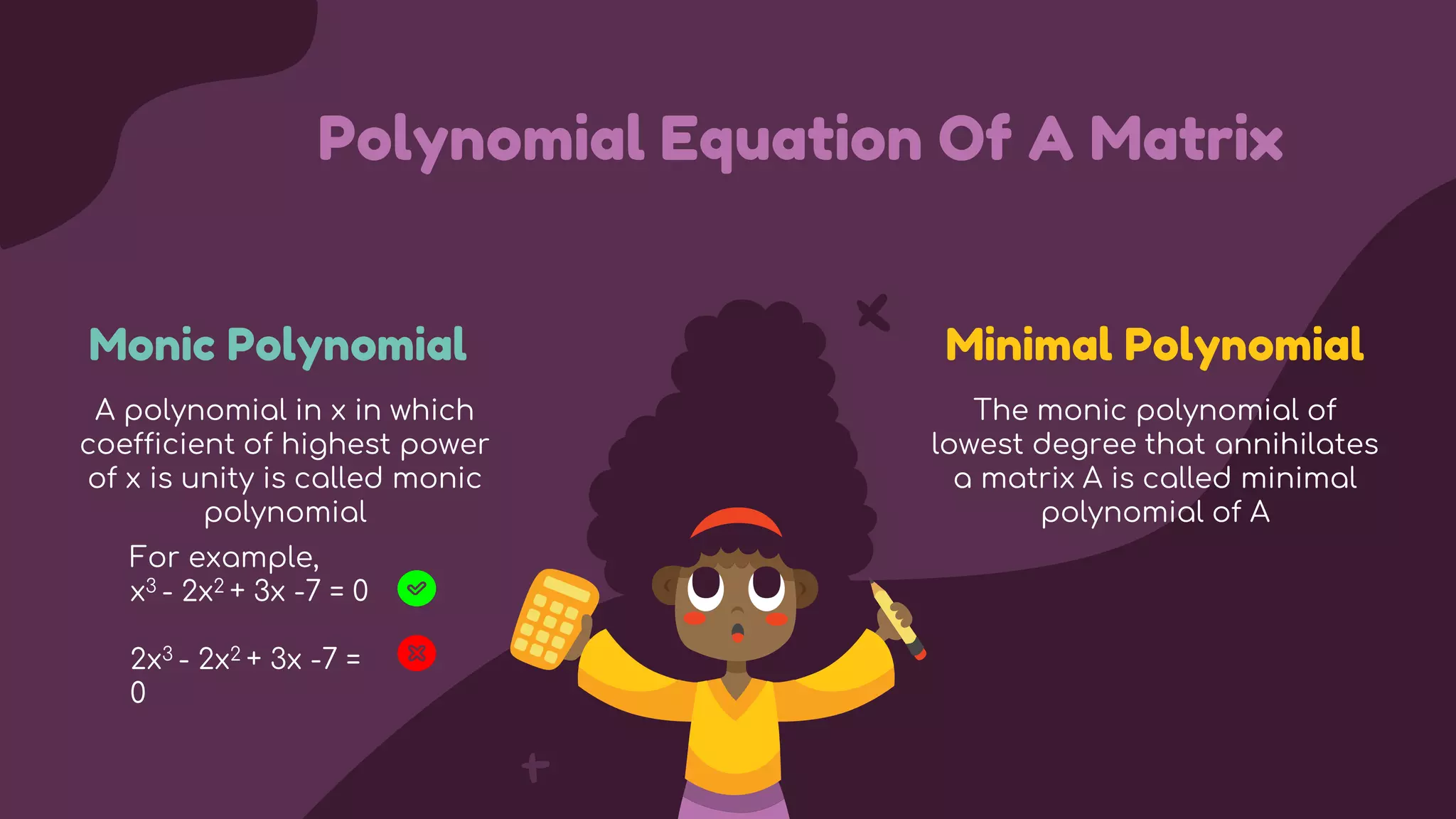 derogatory and non derogatory matrices | PPTX