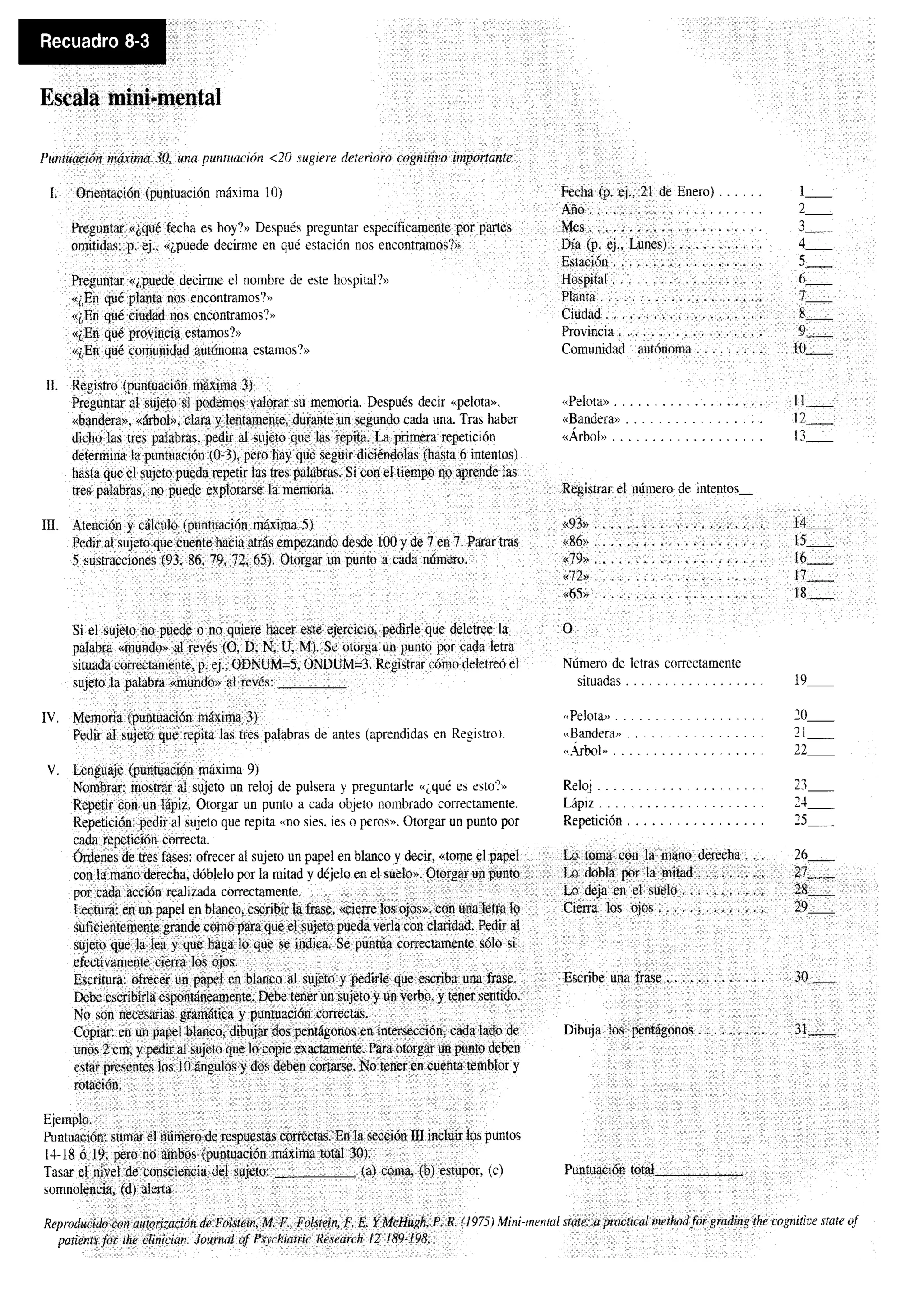 Mini mental | DOC
