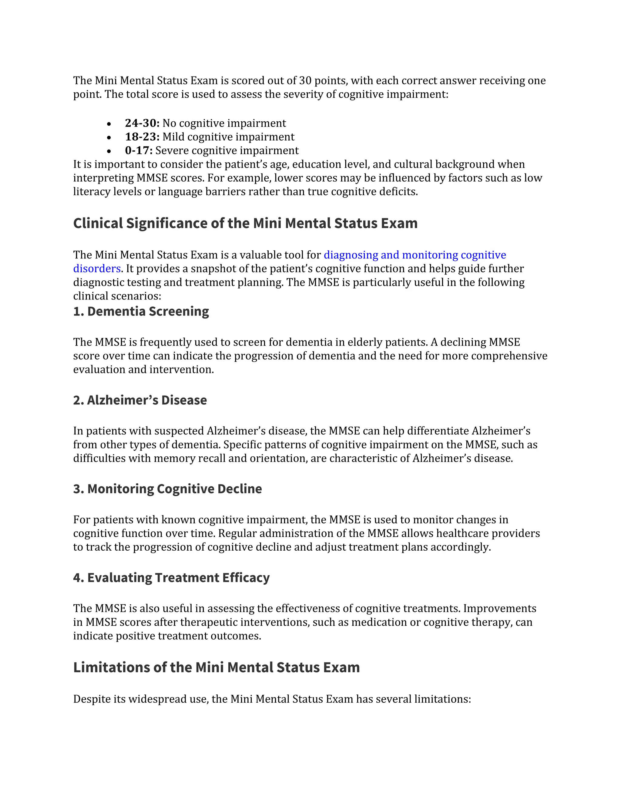 Mini Mental Status Exam (MMSE): A Comprehensive Guide | The ...