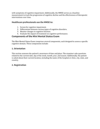 Mini Mental Status Exam (MMSE): A Comprehensive Guide | The ...