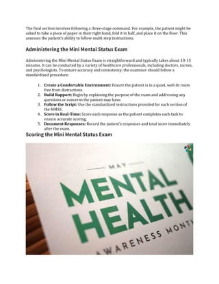 Mini Mental Status Exam (MMSE): A Comprehensive Guide | The ...