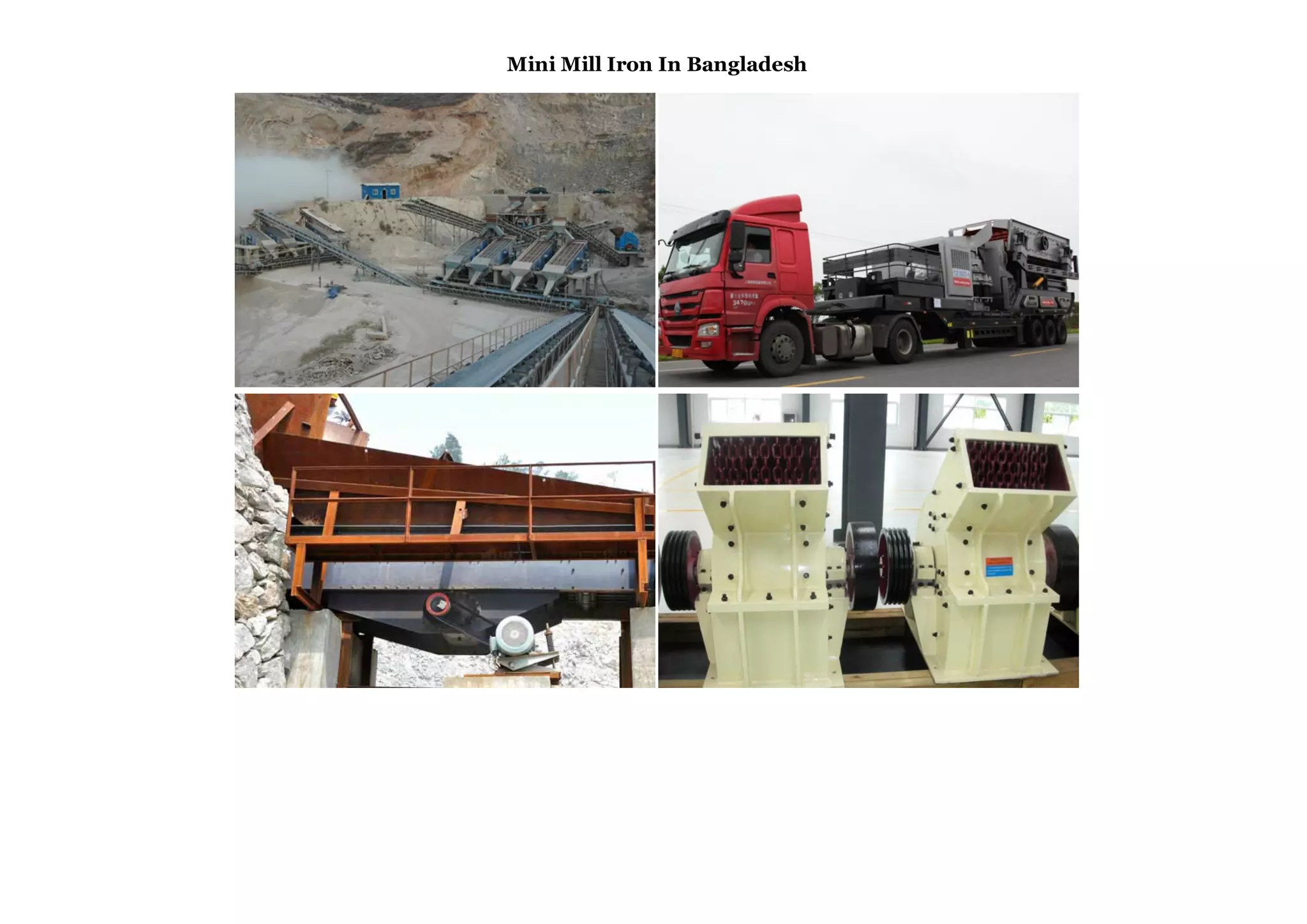 Mini mill iron in bangladesh | PDF