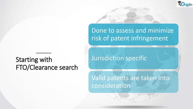 Minimising patent infringement risk | PPT