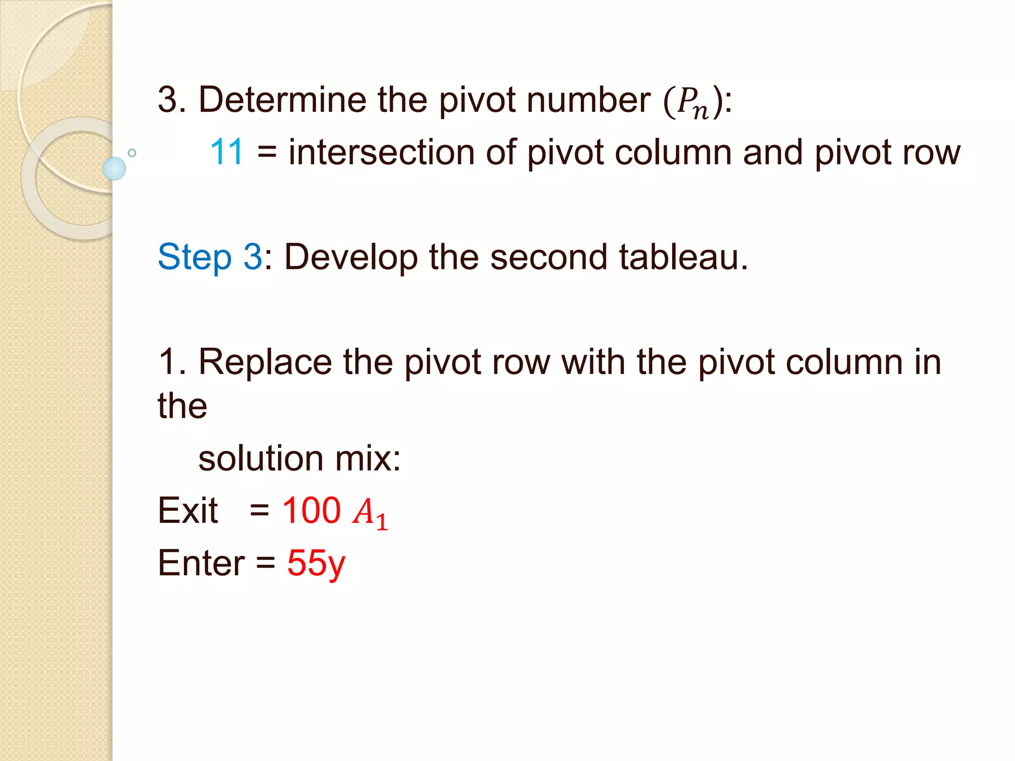 Minimization model by simplex method | PPTX