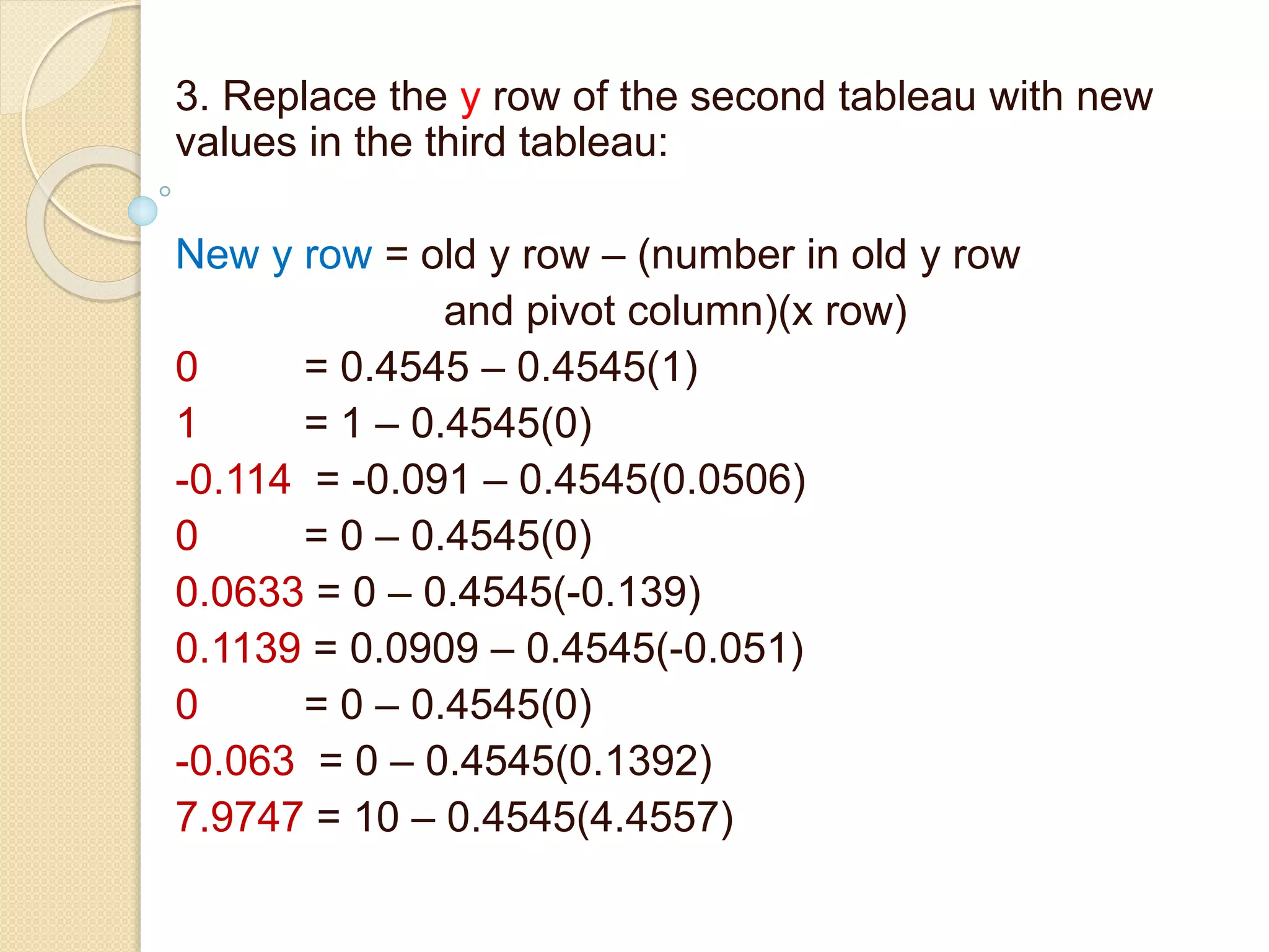 Minimization model by simplex method | PPTX