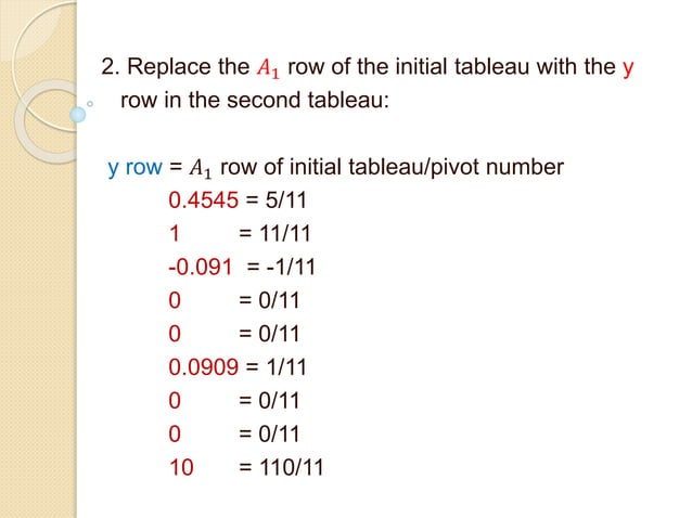Minimization model by simplex method | PPTX