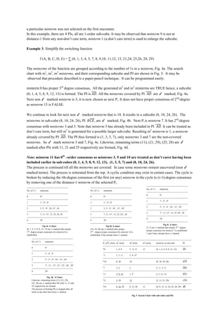 Minimization of switching functions | PDF