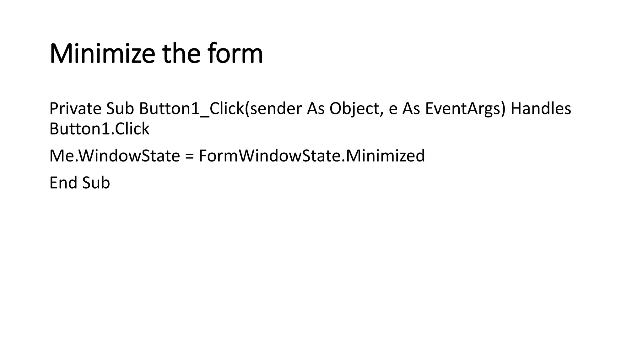 Minimize and Maximize the form.pptx