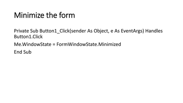 Minimize and Maximize the form.pptx