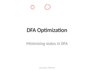 Minimizing DFA as described in the automata syllabus of engineering ...