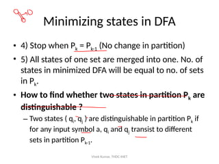 Minimizing DFA as described in the automata syllabus of engineering ...
