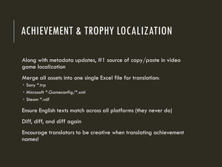 Minimizing Human Error in Localization | PDF