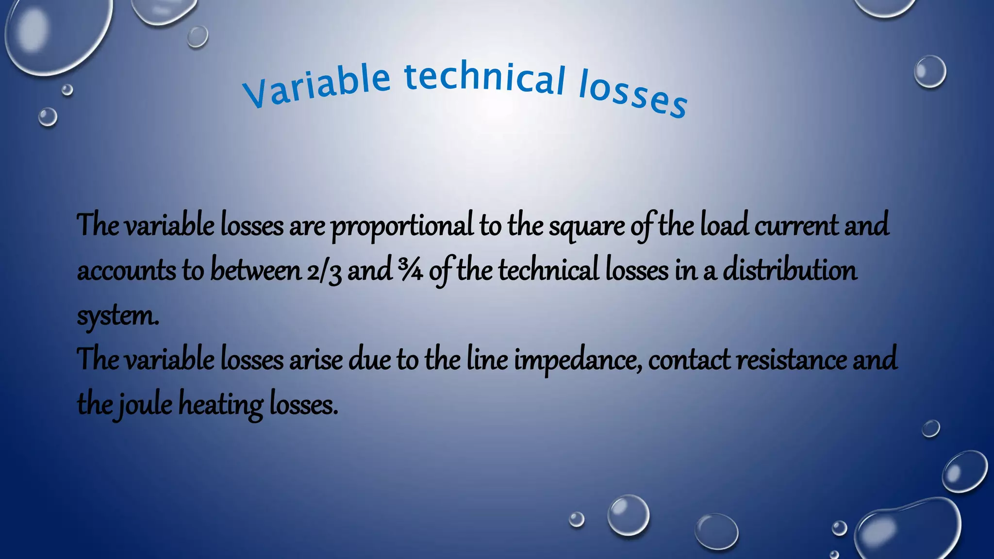 Minimizing Losses In Power Distribution System Pptx
