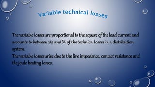 Minimizing losses in power distribution system | PPTX