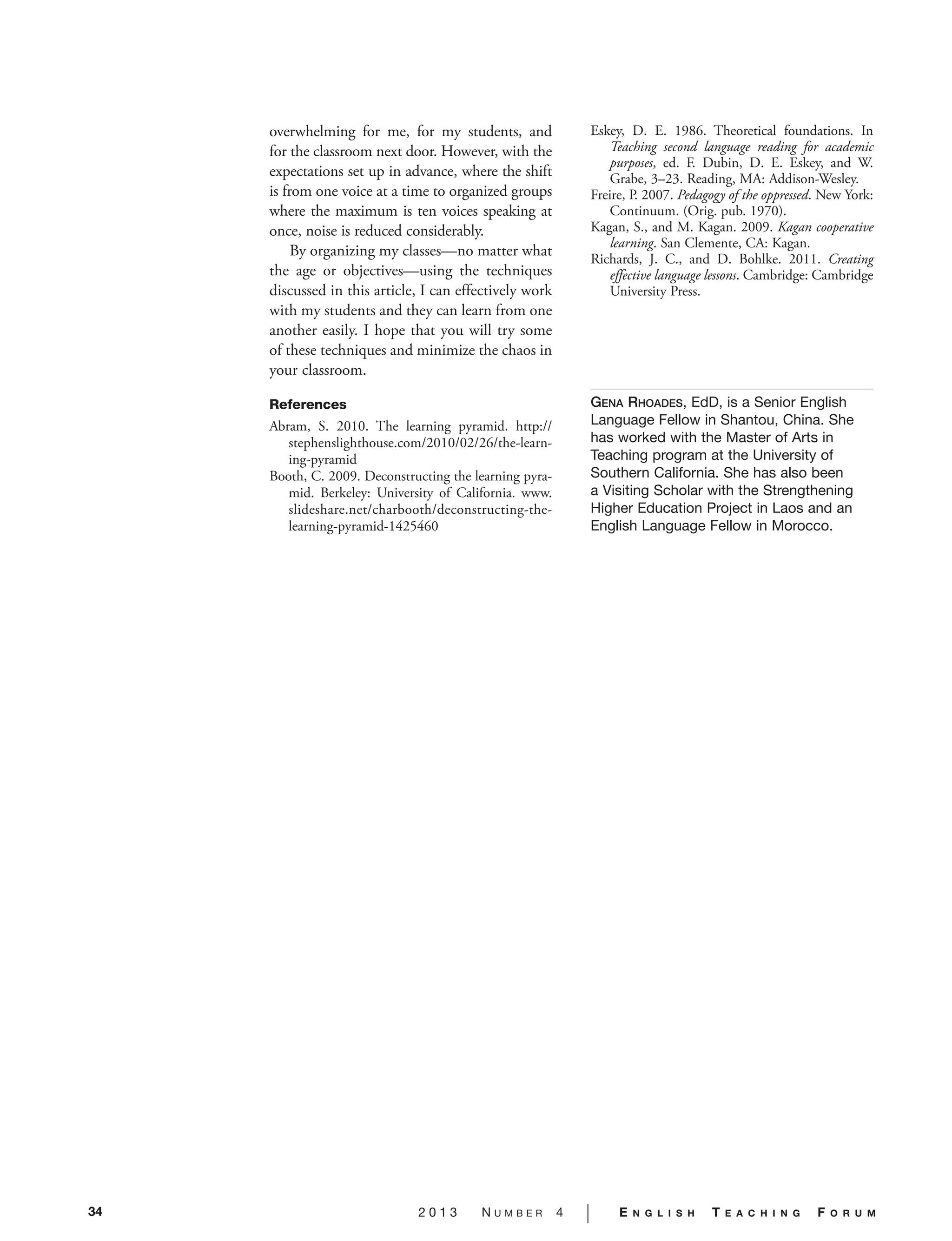 Minimizing the chaos | PDF