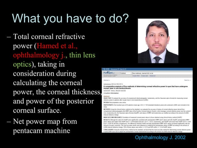 Minimizing wrong iol calculation | PPSX