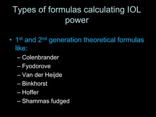 Minimizing wrong iol calculation | PPSX
