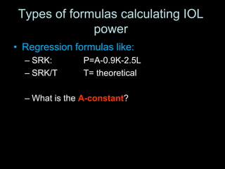Minimizing wrong iol calculation | PPSX