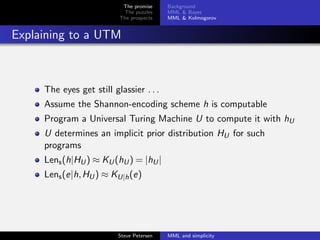 Minimum message length, simplicity, and truth | PDF | Databases | Computer Software and Applications