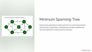 Minimum-Spanning-Tree.pdf ramswaroop memorial University | PPT