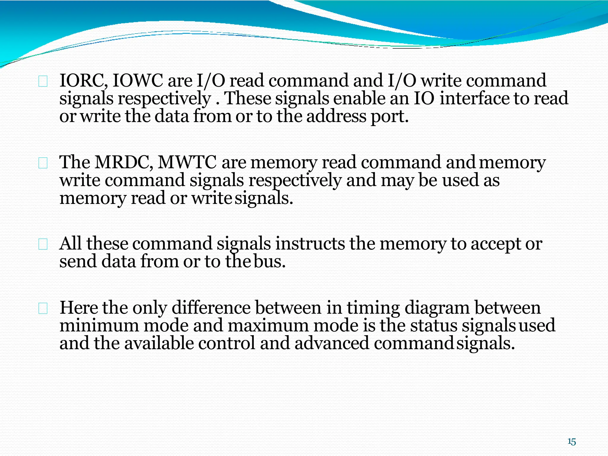 Minimum And Maximum Modes Of Microprocessor 8086 Ppt