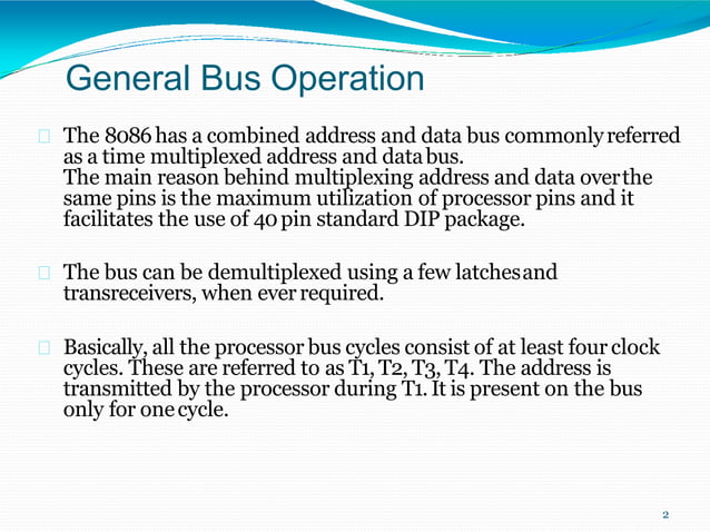 Minimum and Maximum Modes of microprocessor 8086 | PDF