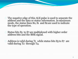 Minimum and Maximum Modes of microprocessor 8086 | PDF