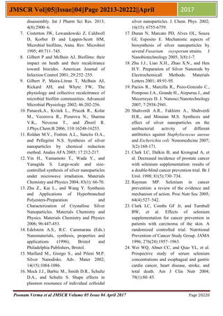 Minimum biofilm eradication concentration (mbec) assay of silver and ...