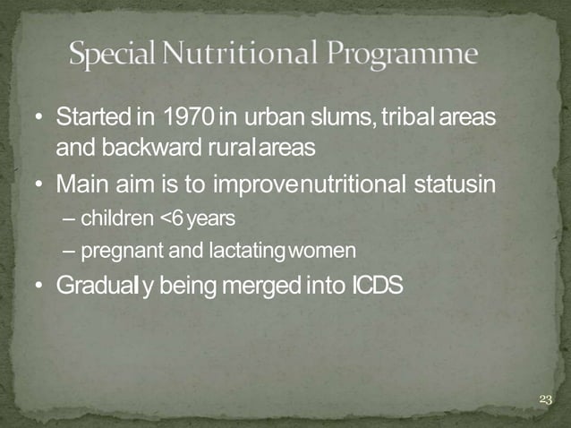 Minimum Need's Programme, Presented By Mohammed Haroon Rashid | PPTX